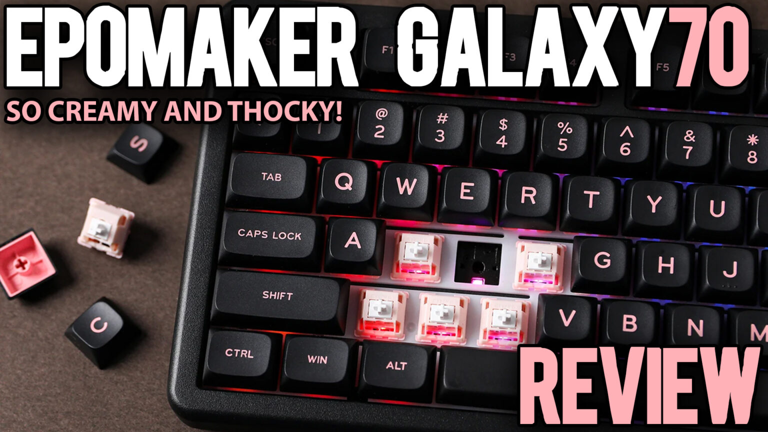 Epomaker Galaxy 70 Review: The Perfect Compact Keyboard Without Any ...