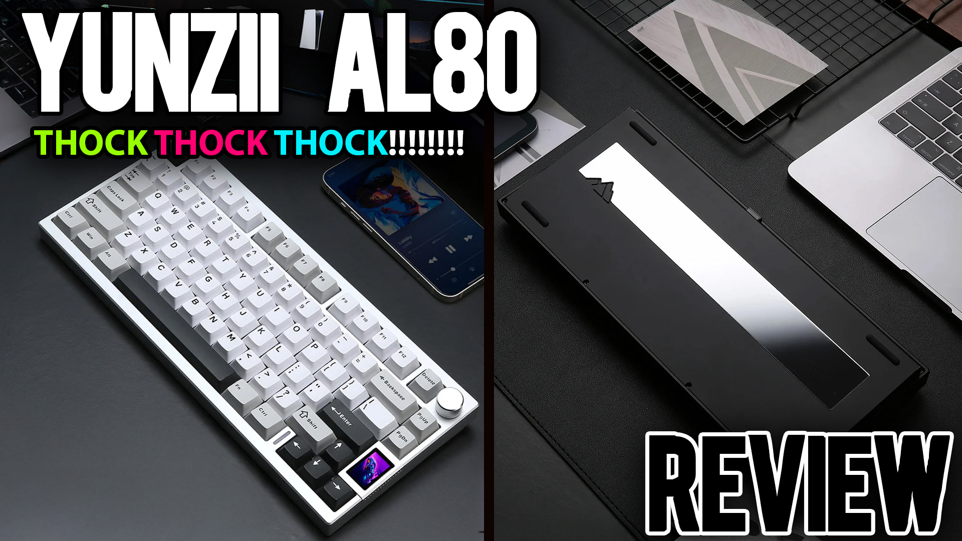 YUNZII AL80 Mechanical Keyboard Review - Crafting Worlds