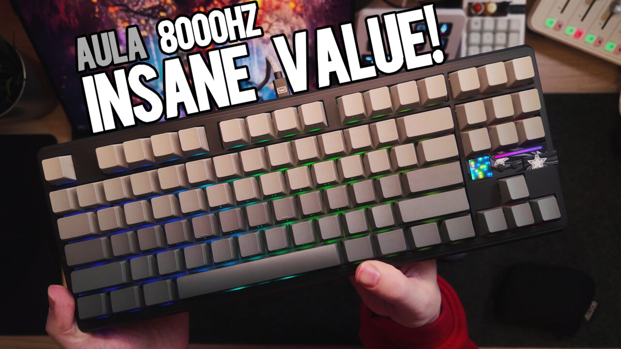 AULA F87 Pro V2 Review: The 8K Wireless TKL That Skips Hall Effect and ...